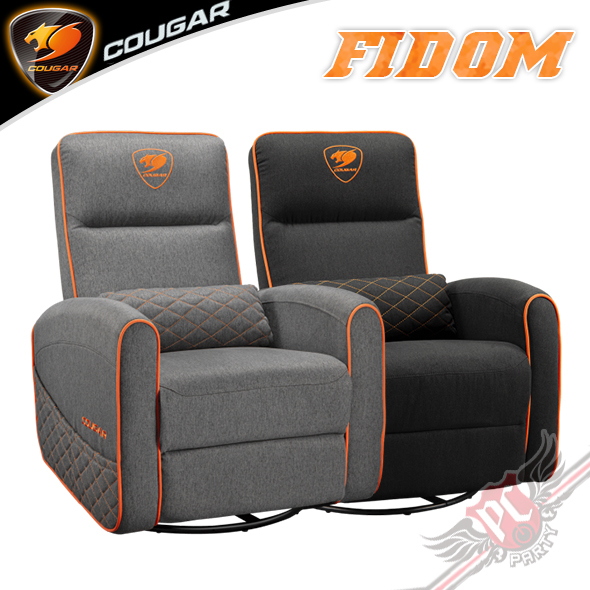 PC PARTY 美洲獅 COUGAR FIDOM 電競可旋轉搖椅沙發
