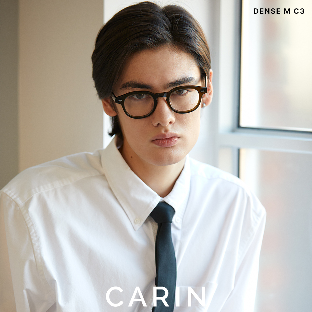 【CARIN】DENSE (M SIZE) C3 復古方型膠框光學眼鏡