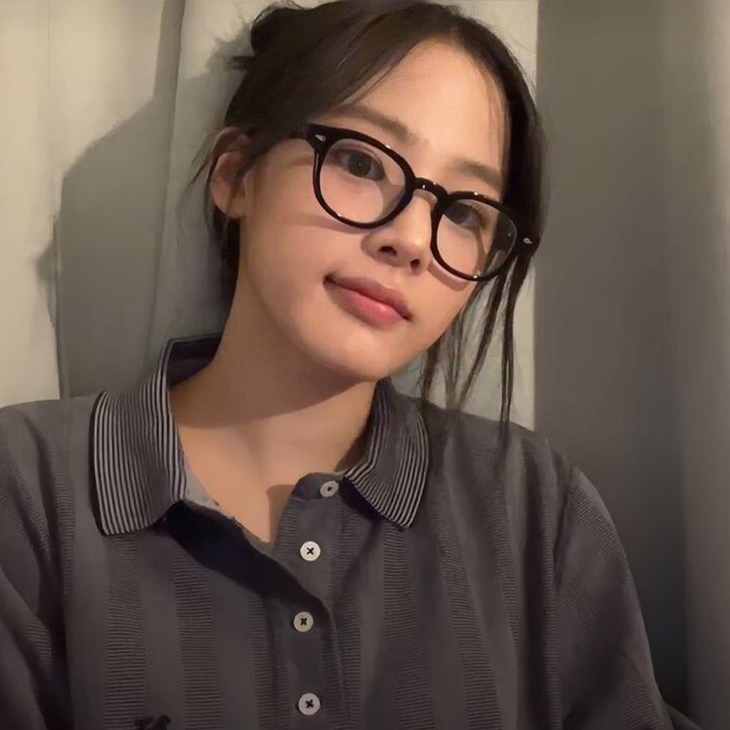 CARIN光學眼鏡-DENSE C1_黑 #NewJeans同款-韓國眼鏡品牌