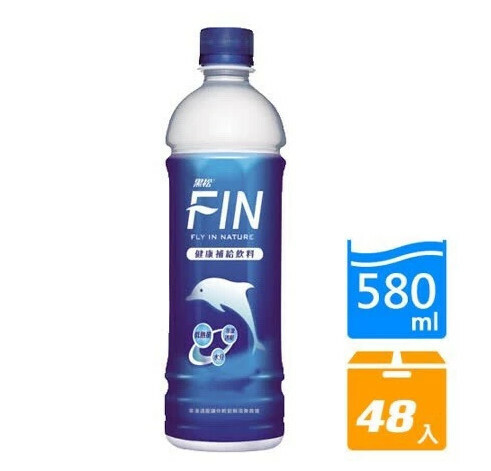 【HeySong 黑松】黑松FIN補給飲料 (580ml X24瓶)一箱