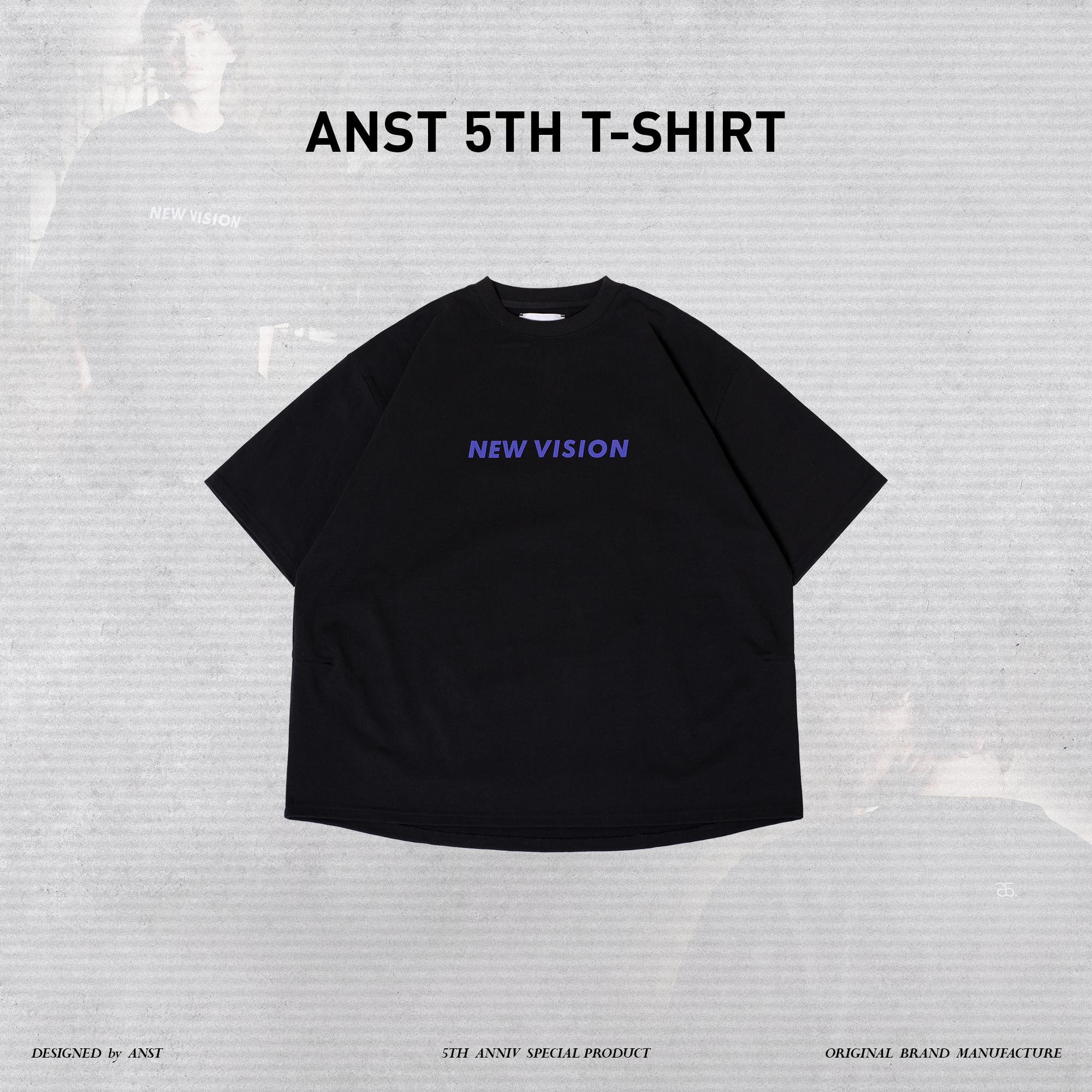 ANST "a5" 5th_NEW VISION Tee/黑色