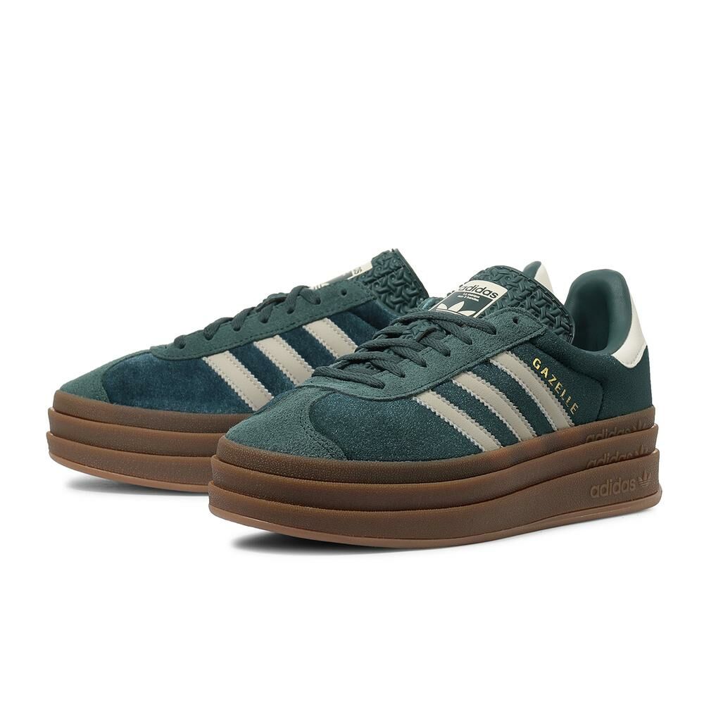Adidas Originals Gazelle Bold 日本新發售 聖誕綠 天鵝絨 厚底 IG4391