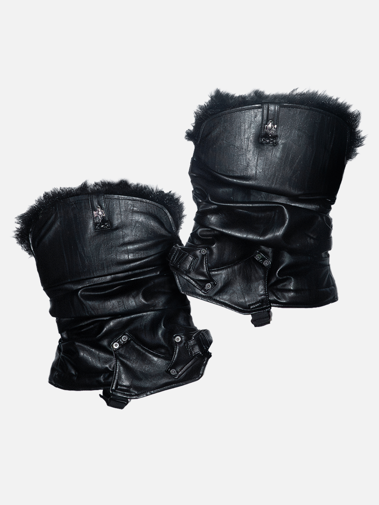 AESYNCTX - SWAMP FAUX LEATHER SPATZ