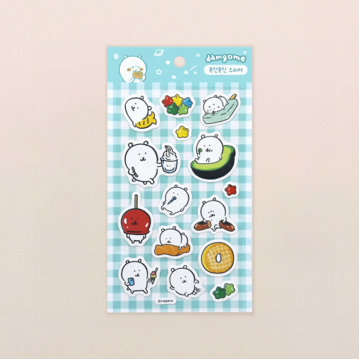 Damgome！ 韓國限定 貼紙 藍色
