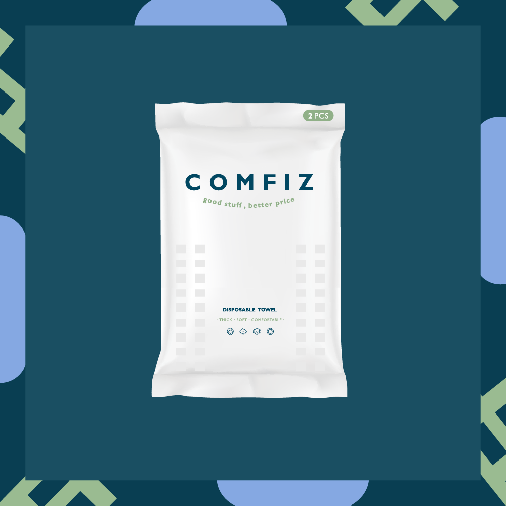 COMFZ康菲 旅行用拋棄式毛巾(2入包)