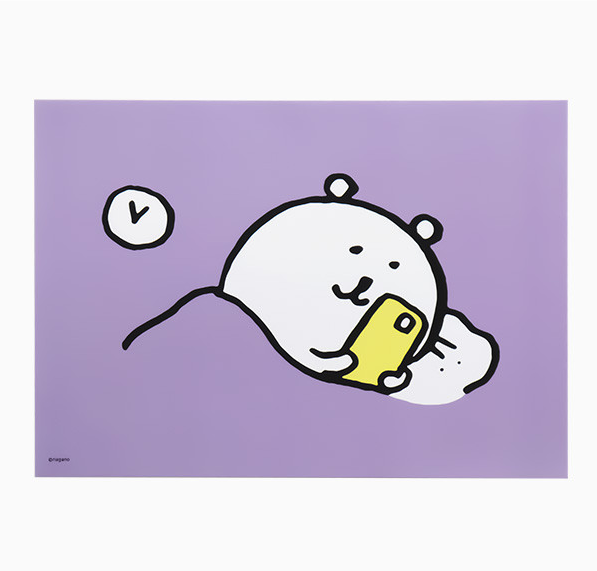 Damgome！ A4 Poster紫色