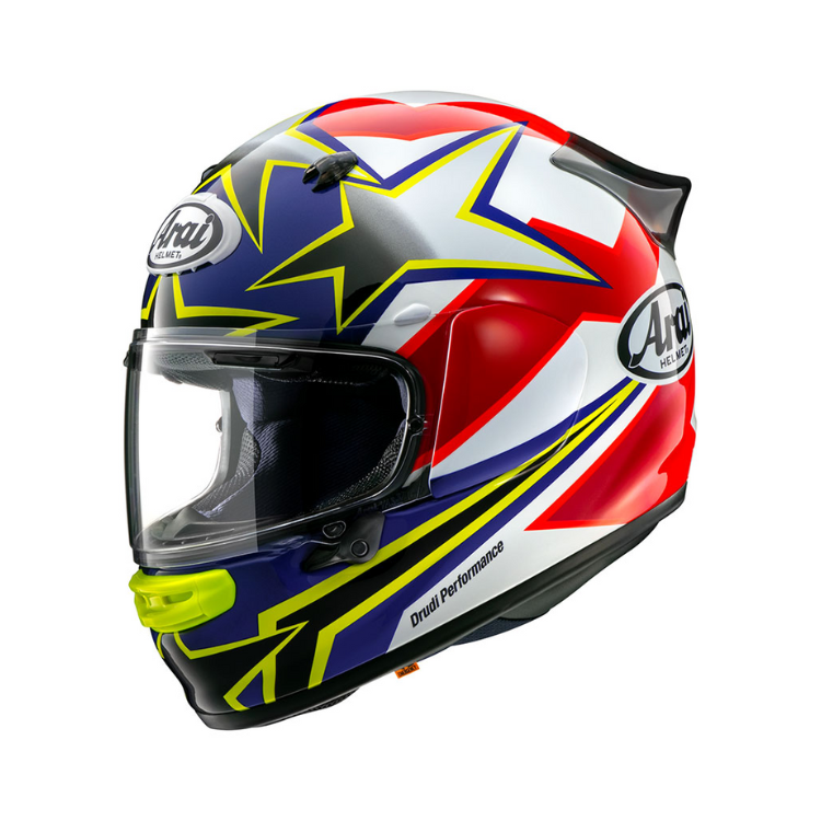 ARAI ASTRO-GX STAR&STRIPE YELLOW