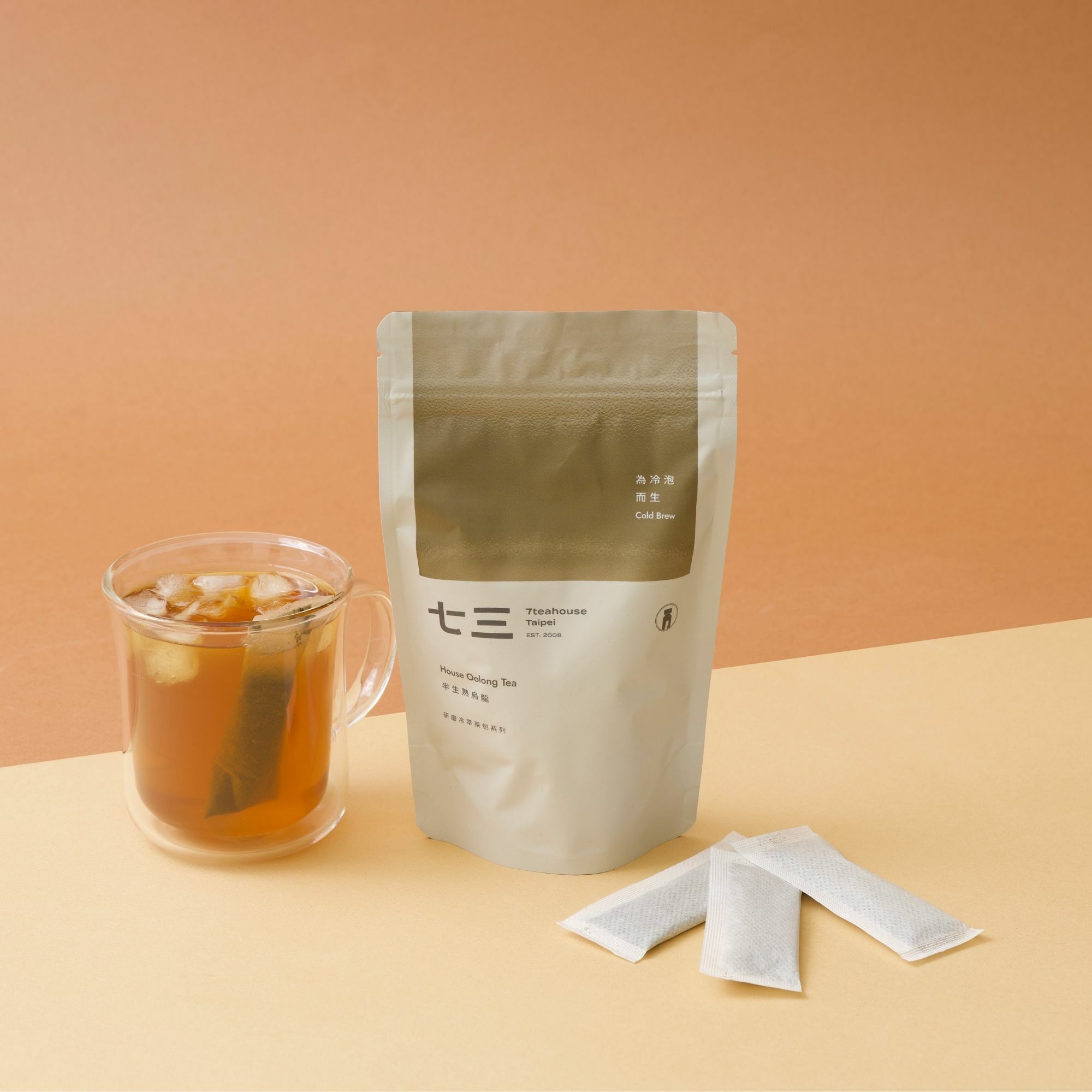 研磨冷萃個人條型茶包-半生熟烏龍丨七三茶堂7teahouse 研磨冷萃個人條型茶包-半生熟烏龍丨七三茶堂7teahouse