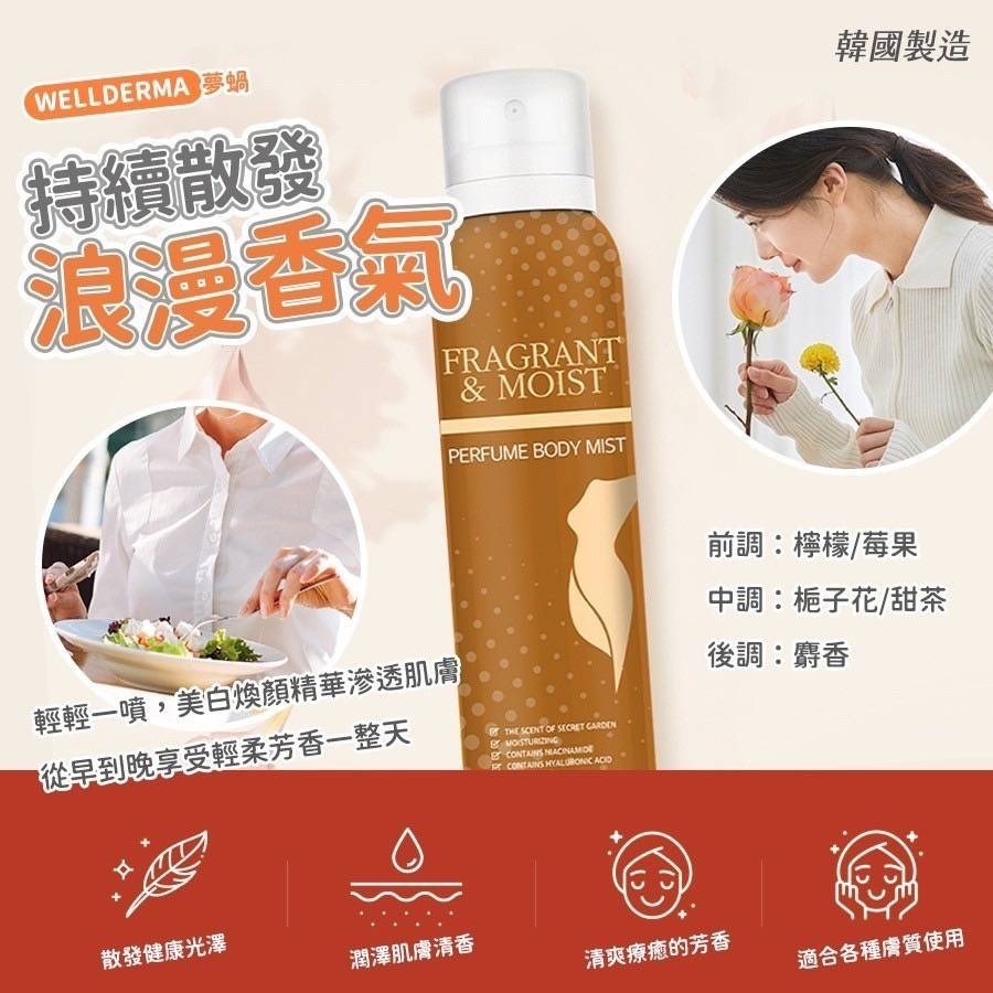 韓國WELLDERMA 煙酰胺肌膚美白煥顏香氛身體噴霧