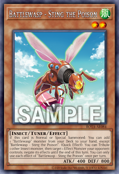 ROTA-AE084 (R)Battlewasp - Sting the Poison(B・F 毒針之針刺蜂)