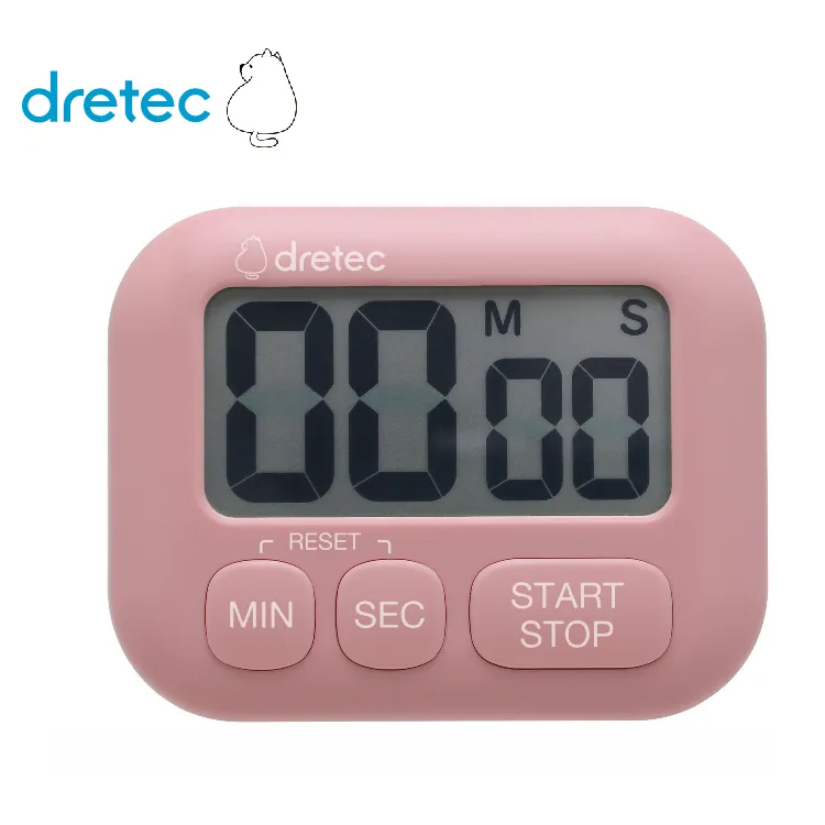 Dretec - New Large Screen Timer【T-791PK】(Pink)