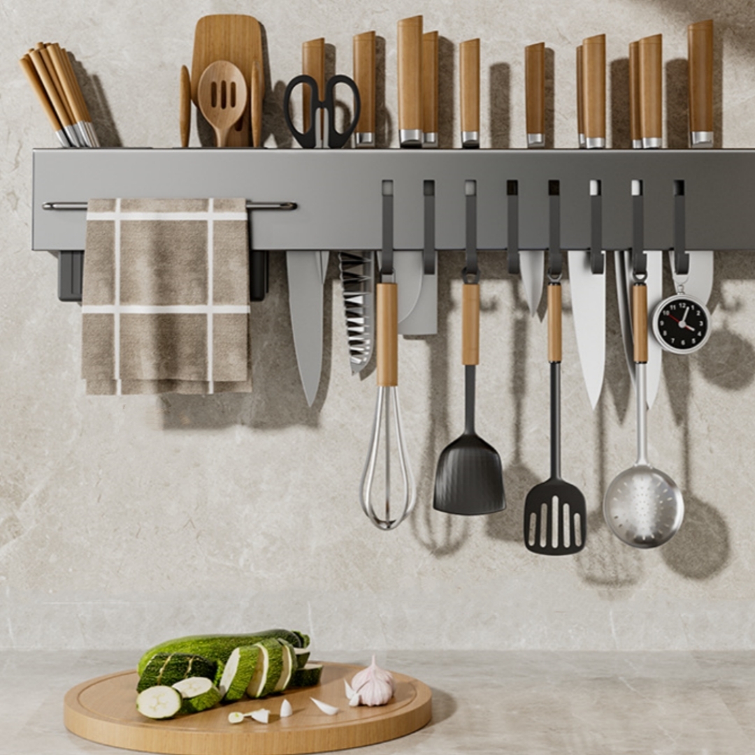 預售[BXGO67533] 多功能不鏽鋼筷子筒刀架 #YH23-BXG