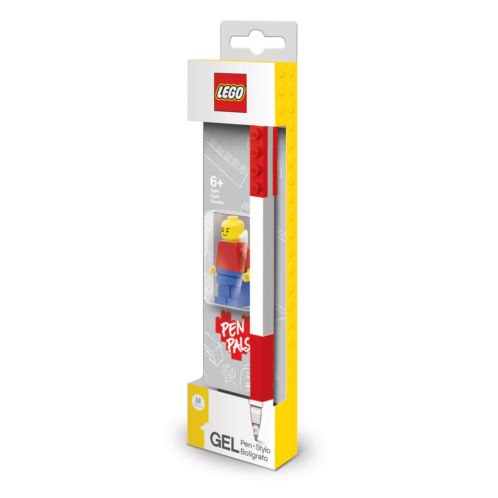IQ52602 - Writing-PenPal GelPenW/Minifigure-Red
