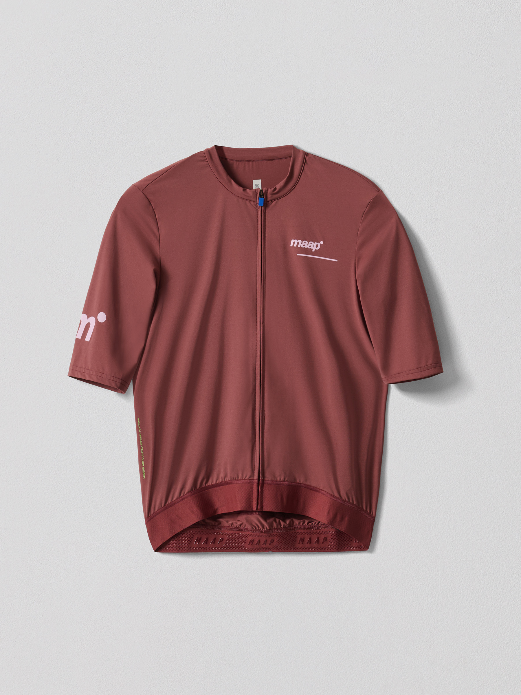零碼優惠【MAAP】Training Jersey 男性短袖車衣 / Rhubarb 肉桂紅