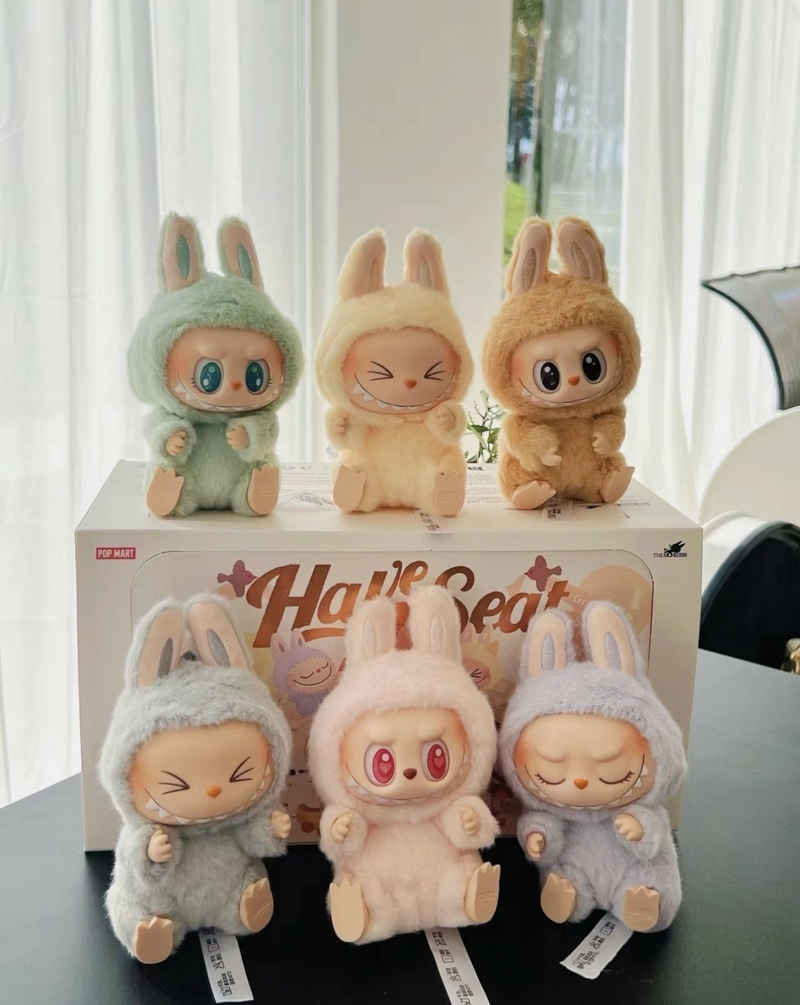 預購 THE MONSTERS LABUBU 拉布布 坐坐派對 糖膠 盲盒 吊飾 鑰匙圈