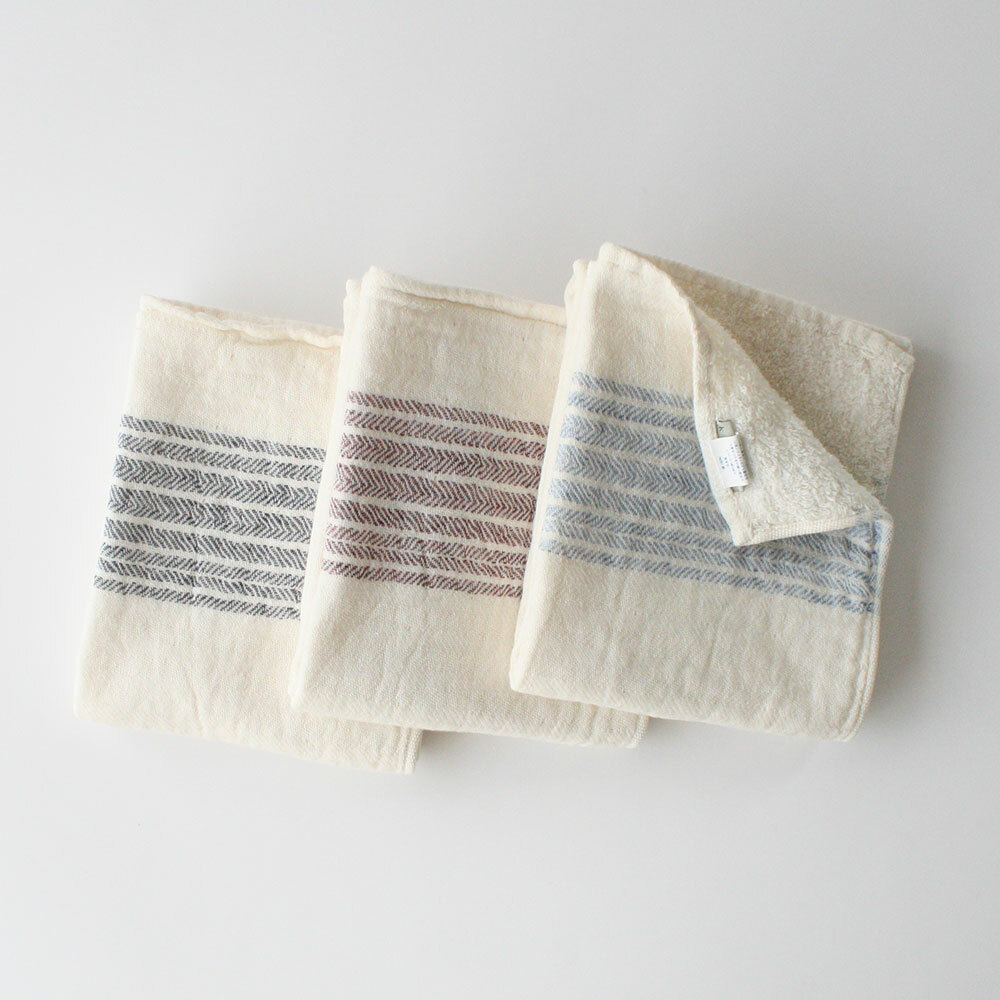 【kontex】日本Flax line系列有機棉長毛巾 (34x80 cm)