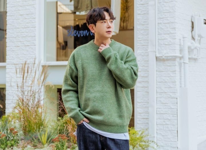韓國直送 PLUS 82 HIYA Handmade Stitch Knit