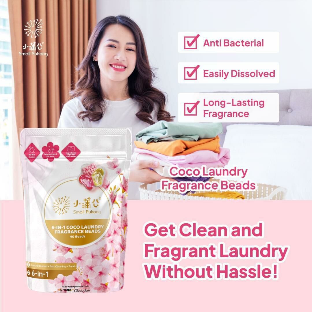 6-in-1 Coco Laundry Fragrance Beads [#PK8]