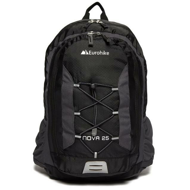 Eurohike Nova 25 Daysack Backpack (25L) Black