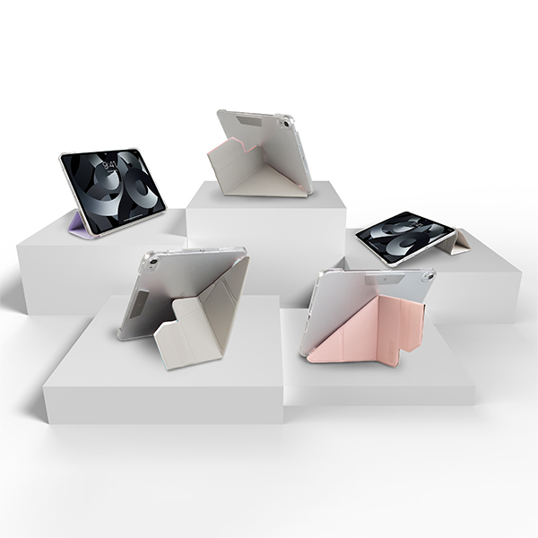 【JTLEGEND】Ness Pro 相機快取多角度折疊防潑水布紋保護殼(含Apple pencil磁扣)