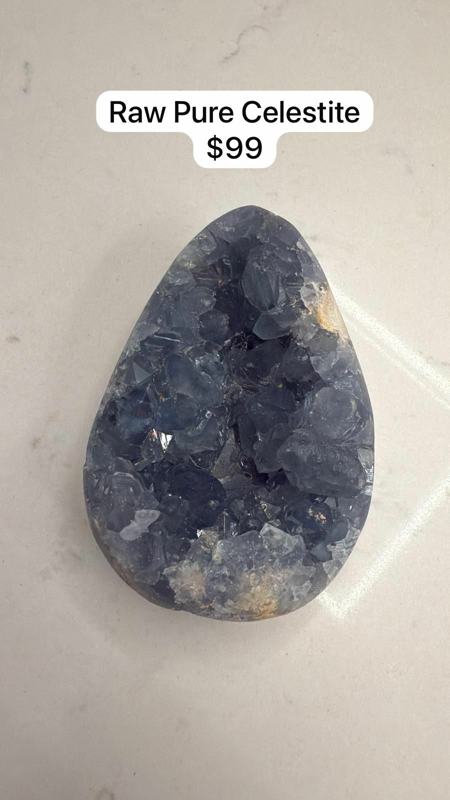 1 RAW PURE CELESTITE (RYAN)