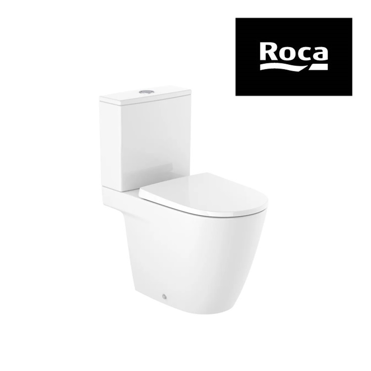 Roca "The Gap Round Rimless" Rimless Toilet
