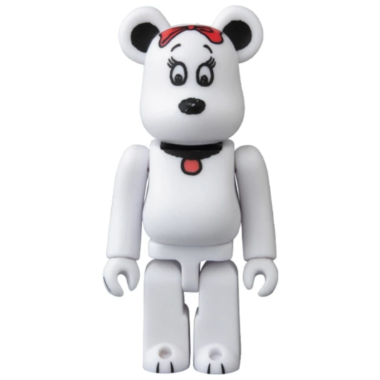 BEETLE BE@RBRICK S40 PEANUTS 史努比 SNOOPY 妹妹 BELLE 貝兒 盒抽