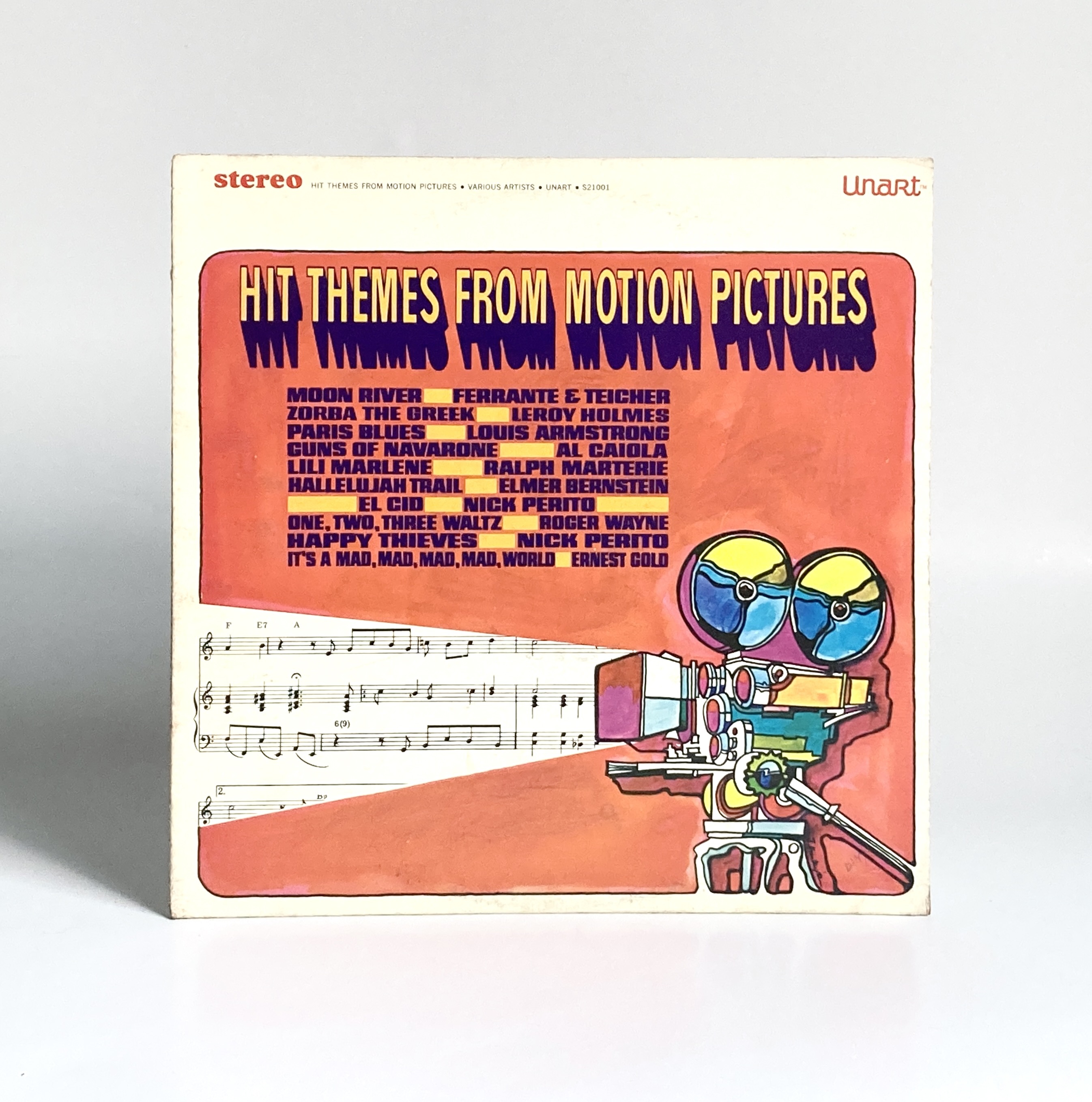 黑膠唱片封面 B｜HIT THEMES FROM MOTION PICTURES