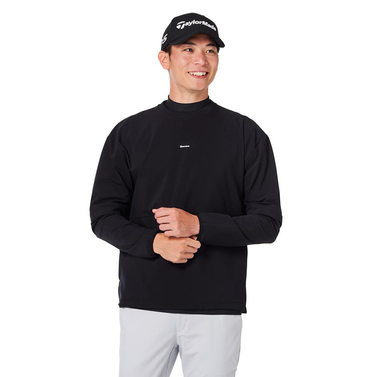 TaylorMade-CLUB 袖子可拆長袖T-Shirt(男)-黑/淺灰