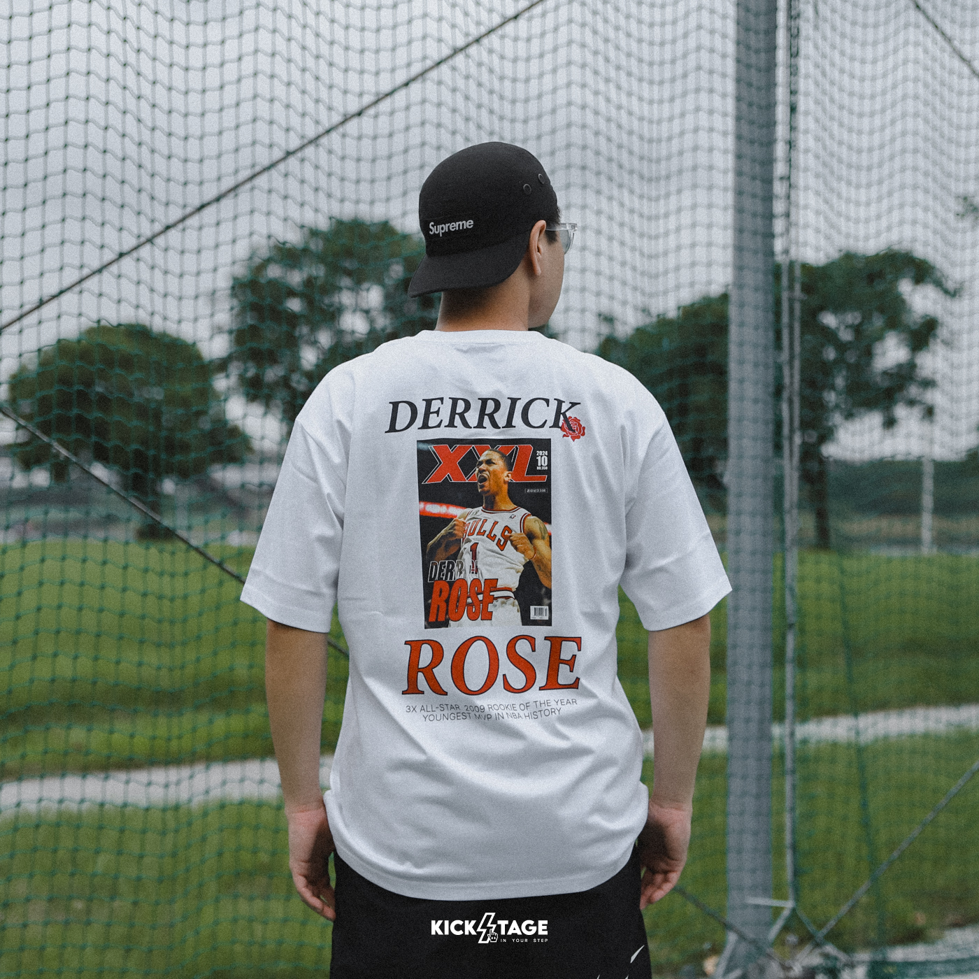 XXL Tee 白色 十月號 封底同款 飆風玫瑰退役紀念T-shirt【XXL005-WH】