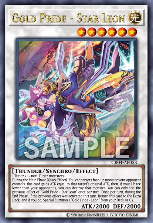 CR04-AE053 (UR)Gold Pride - Star Leon