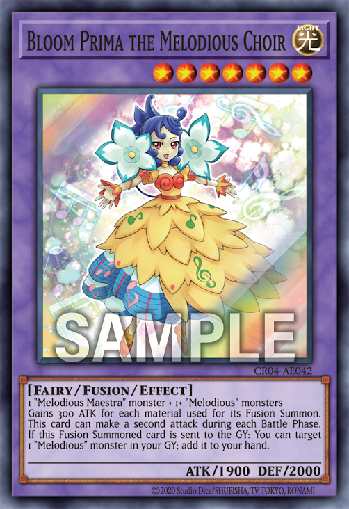 CR04-AE042 (SR)Bloom Prima the Melodious Choir