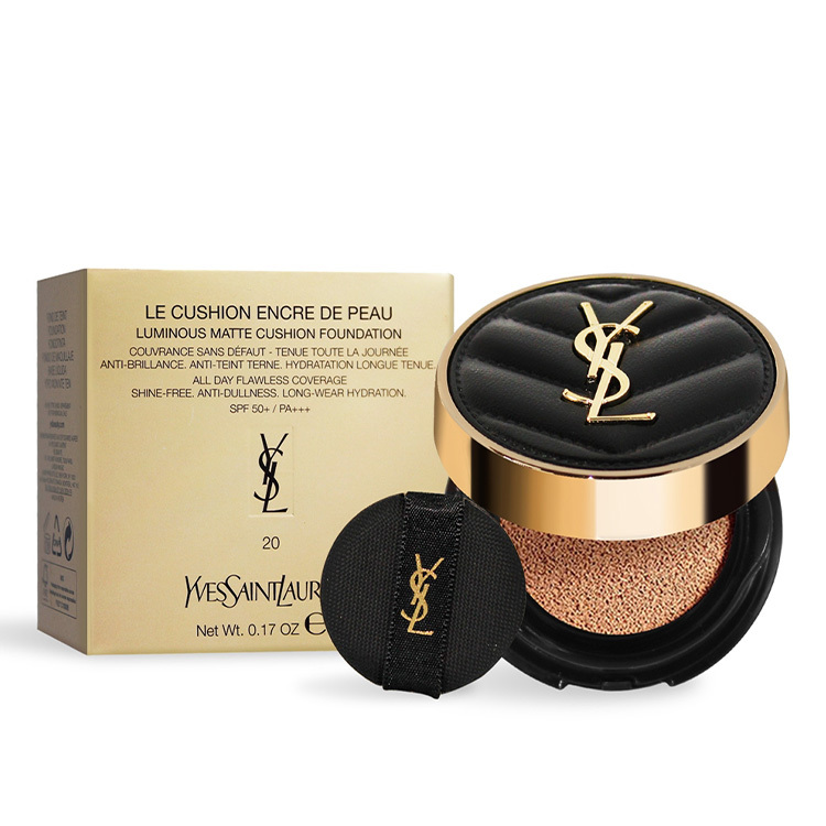 肥達代購｜FREDA 🍄YSL 黑氣墊 恆久完美霧光氣墊粉餅 皮革氣墊粉餅 14g 氣墊粉餅 5g