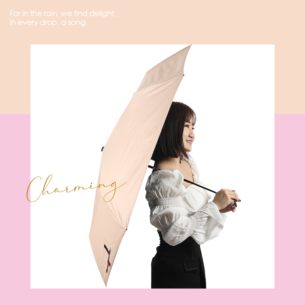 《BigRed 極輕薄DARK》60CM自動折傘