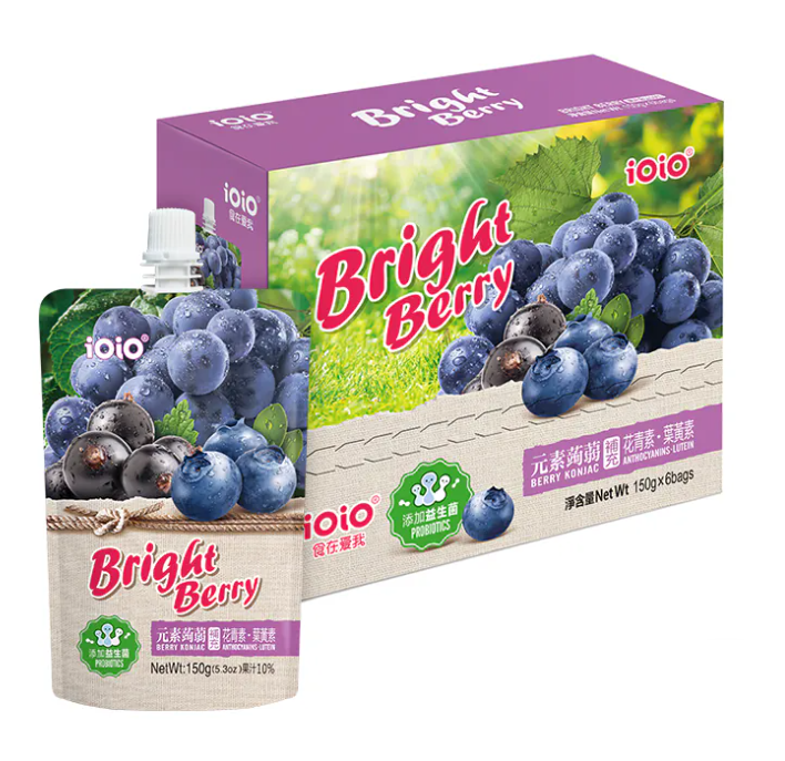 【十全】iOiO元素蒟蒻-葉黃素莓果 150g(6入/盒)-0820