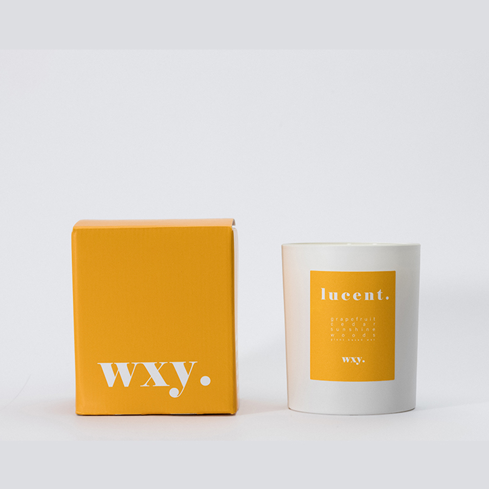WXY-經典蠟燭-lucent. 陽光 & 雪松 / 200g