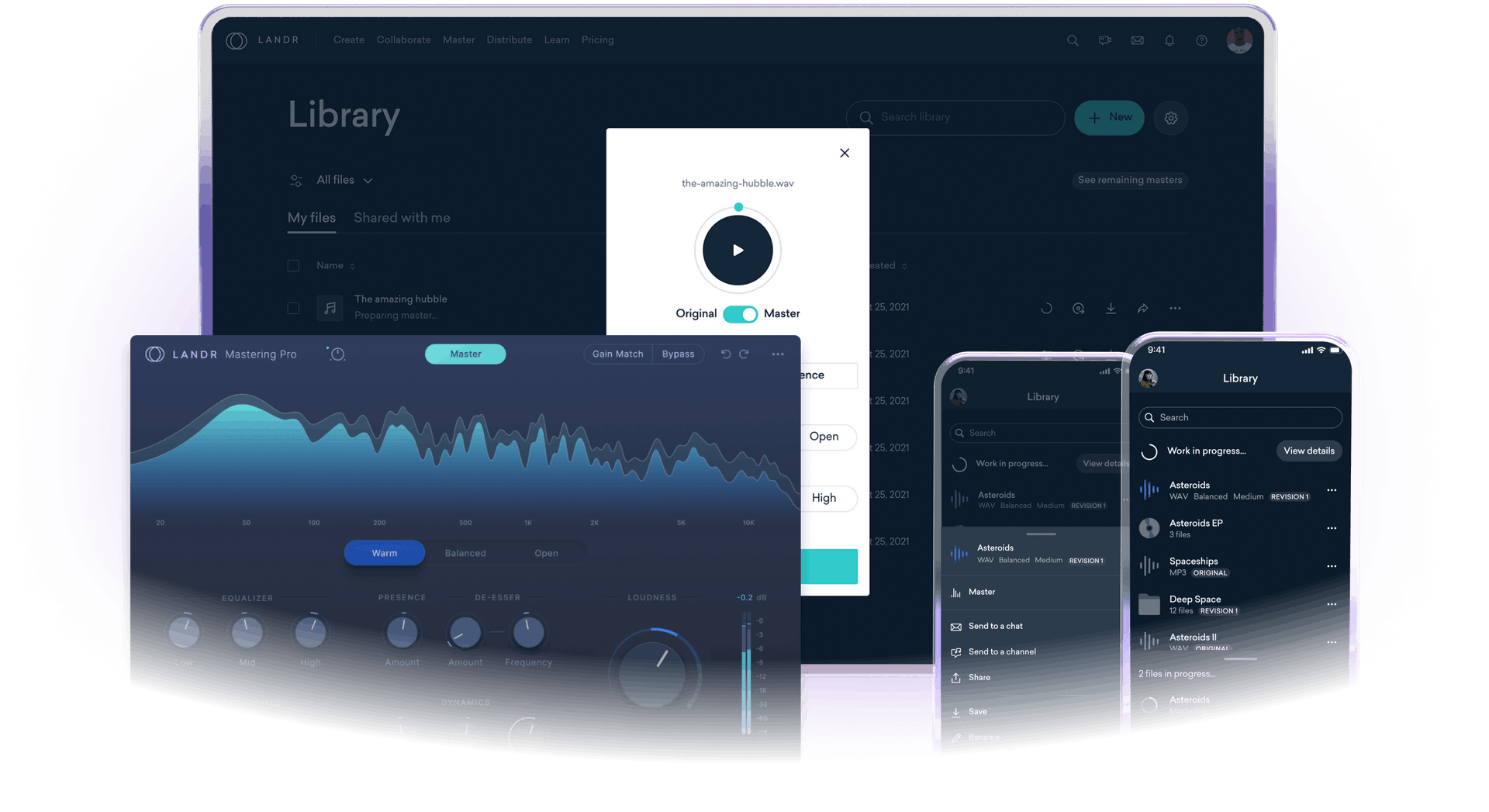 LANDR Studio Standard 全方位音樂製作套件 一年期訂閱制(序號下載版)