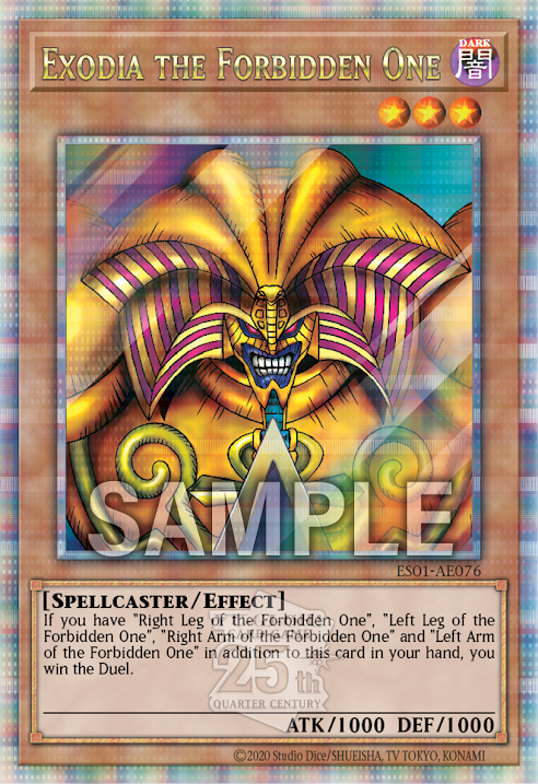ES01-AE076 (QCSE/UTR)Exodia the Forbidden One