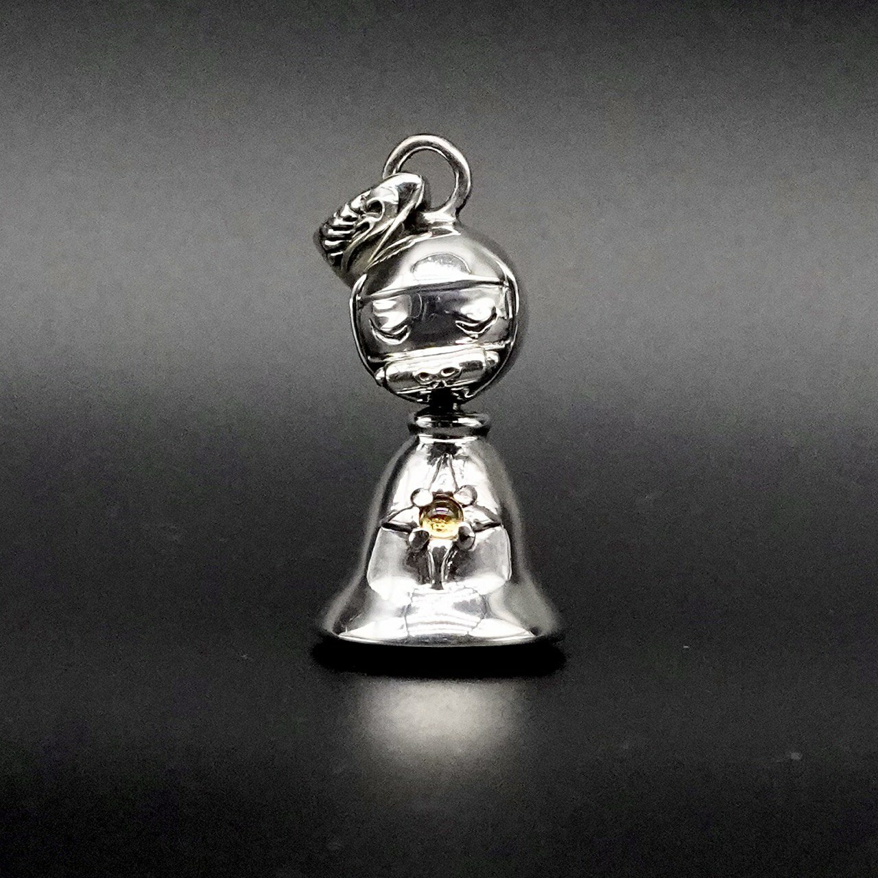 Killer Ninja Bell Charm/Citrine
