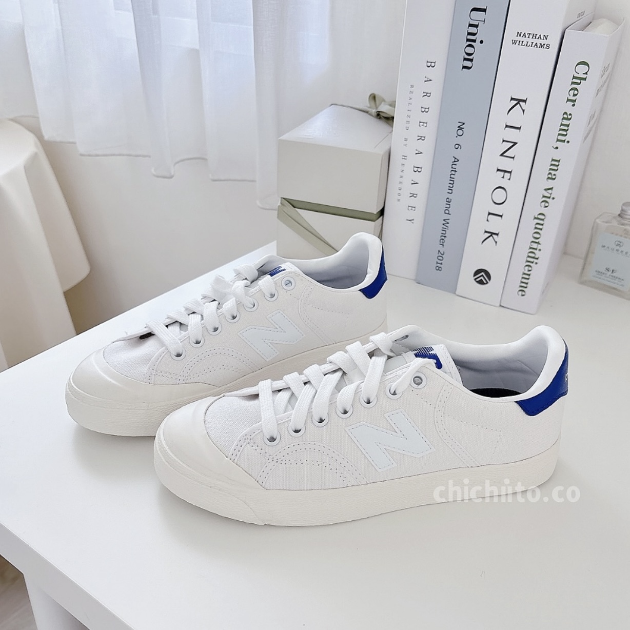 chichiito 日本 New Balance BB100 帆布小白鞋 BB100OG