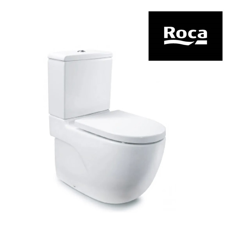 Roca "N-Meridian Rimless" Close-Coupled Toilet