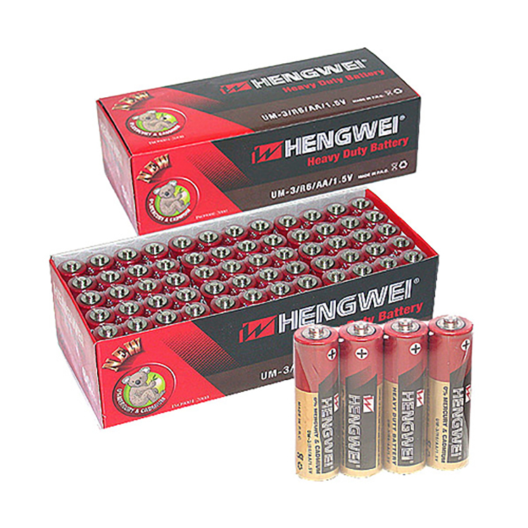 【HENGWEI】｜4號環保碳鋅電池一盒｜60顆入