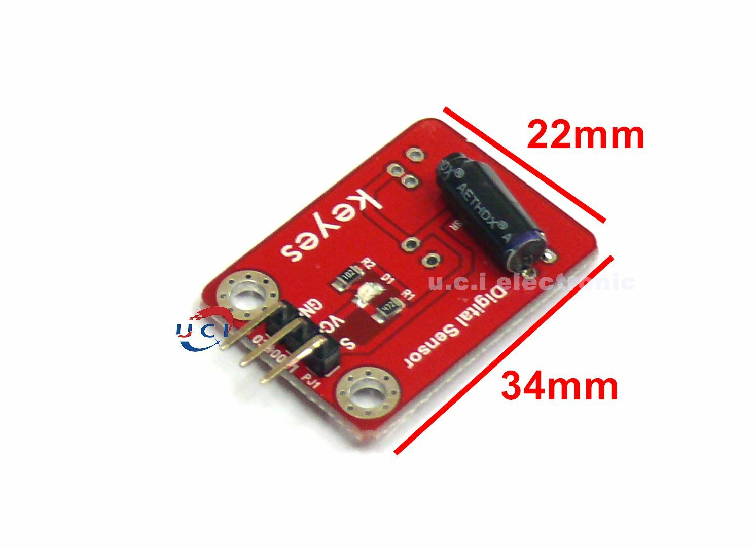 【UCI電子】(10-7) KEYES 震動感測器模組 高靈敏振動模組相容arduino micro:bit