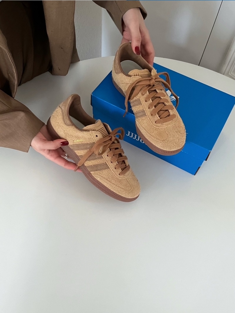 Adidas Originals Samba OG x JJJJound 聯名款 奶油黃棕 卡其 ID8709