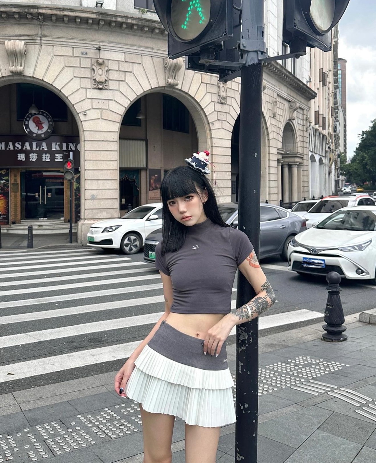 (GOAL) DCM 女生小高領短版上衣