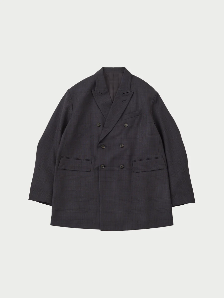 URU TOKYO - Double breasted jacket / CHARCOAL