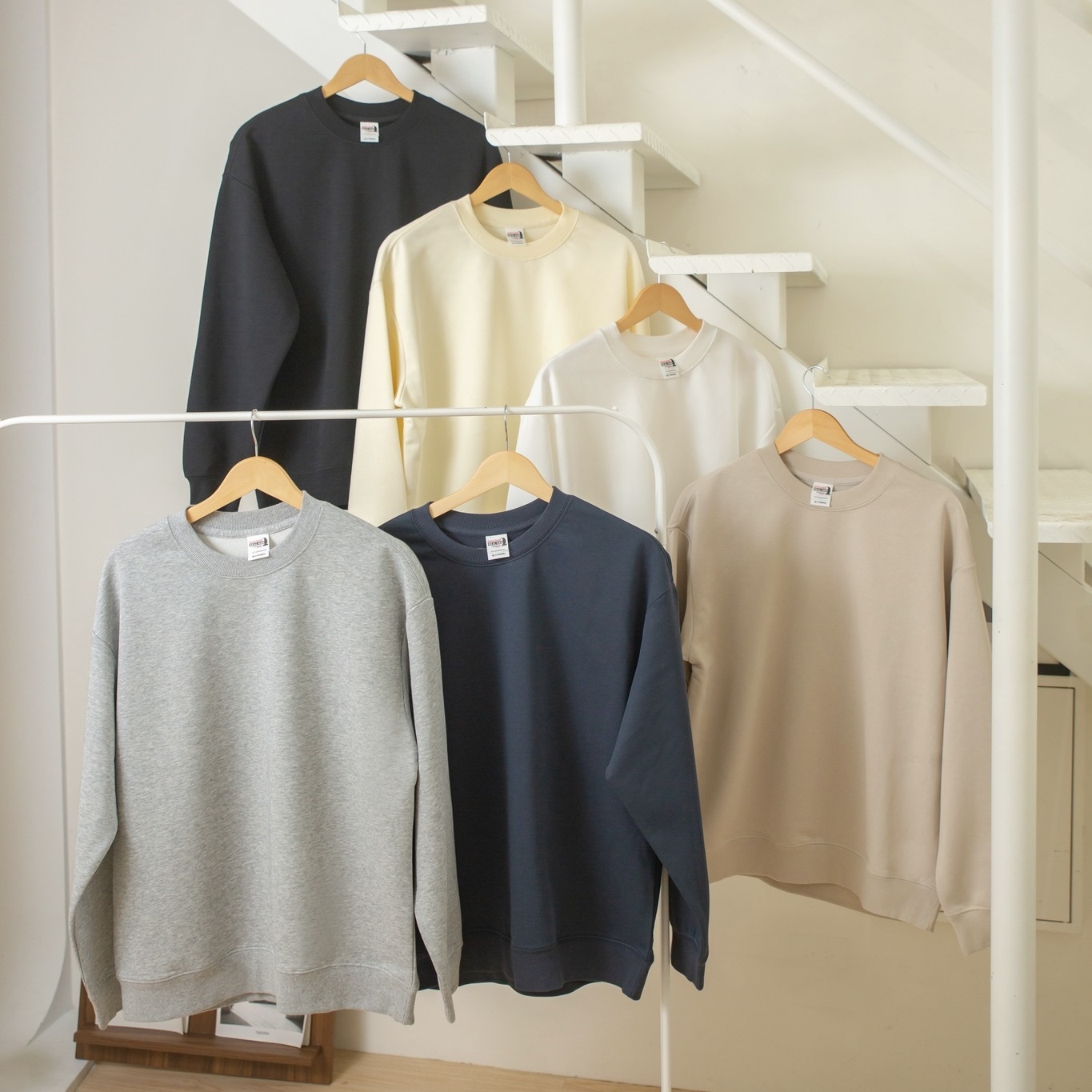 【快速出貨】Arrive Guide 重磅寬版 落肩 無刷毛 大學T [AG1000]