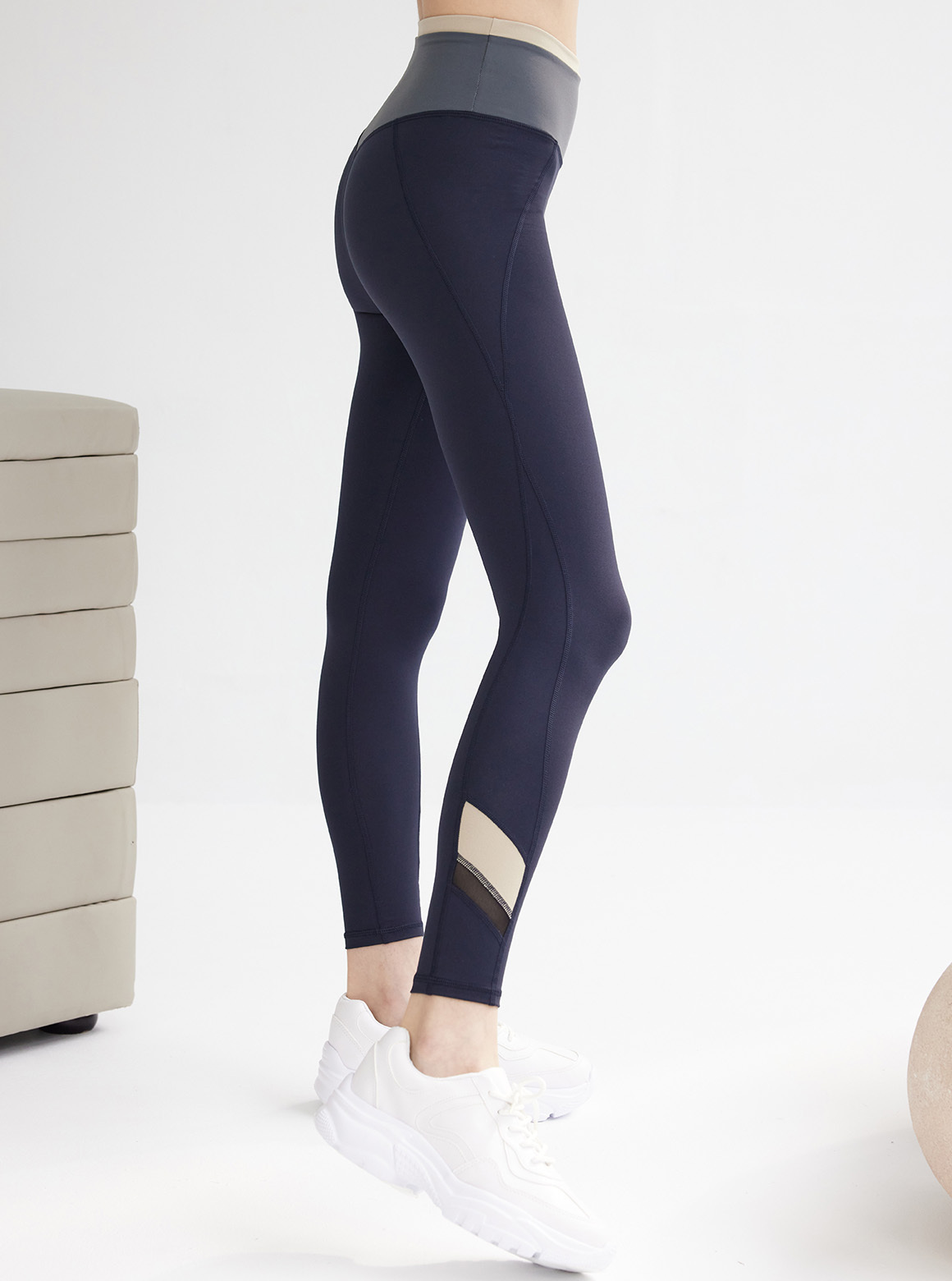 S2N ACTIVE-GIRL BOSS 玩色拼接質感長褲