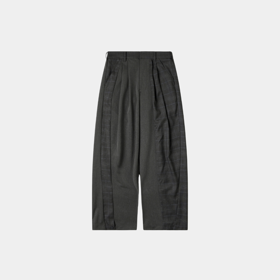 MELSIGN - Asymmetrical Panel Trousers / 2 COLORS