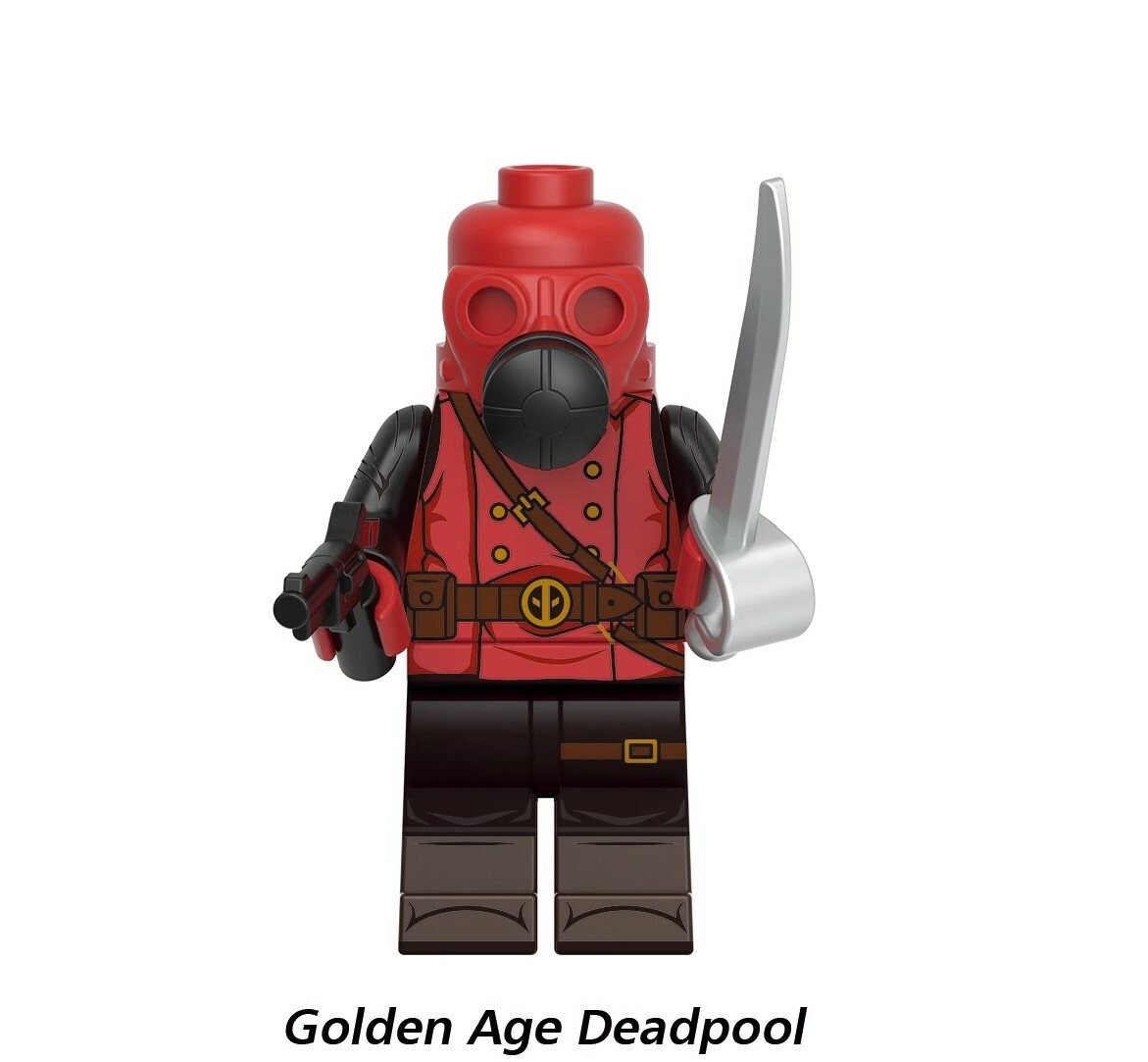 Golden Age Deadpool Wolverine Marvel Minifigs GH0608